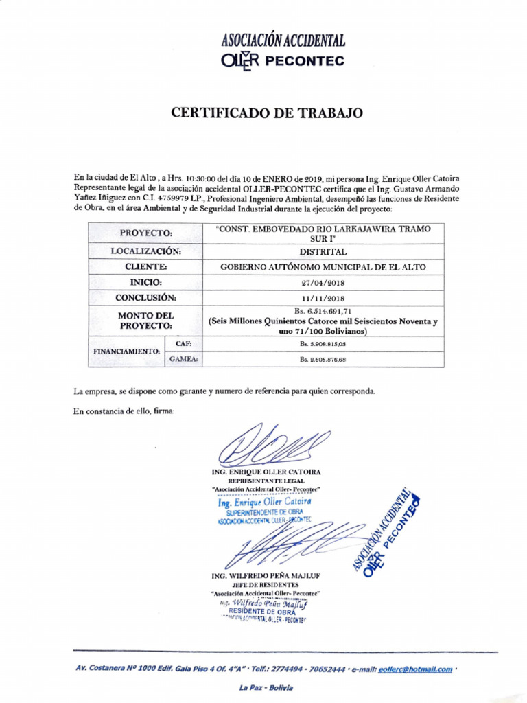 Certificados 2 | PDF
