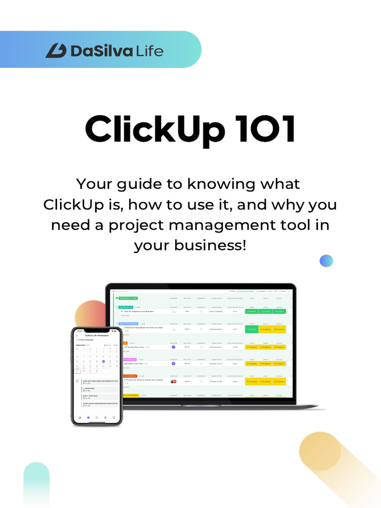 ClickUp 101: Your Project Management Guide | PDF | Information ...