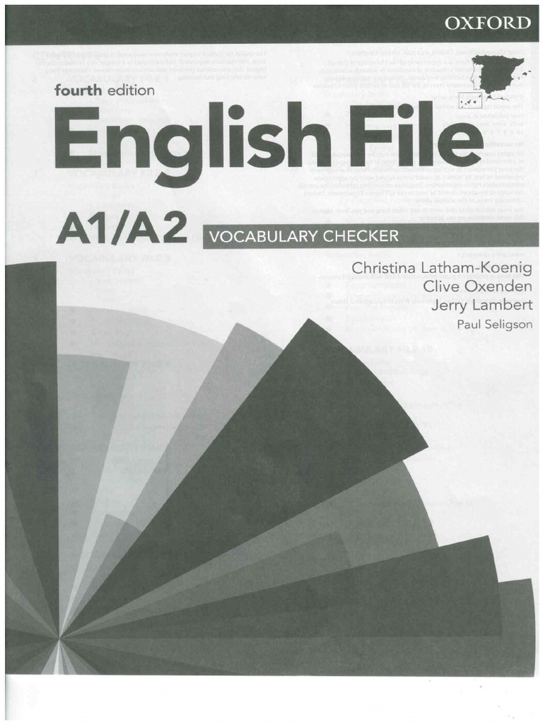 4ºenglish File - Vocabulary Libro A1 | PDF
