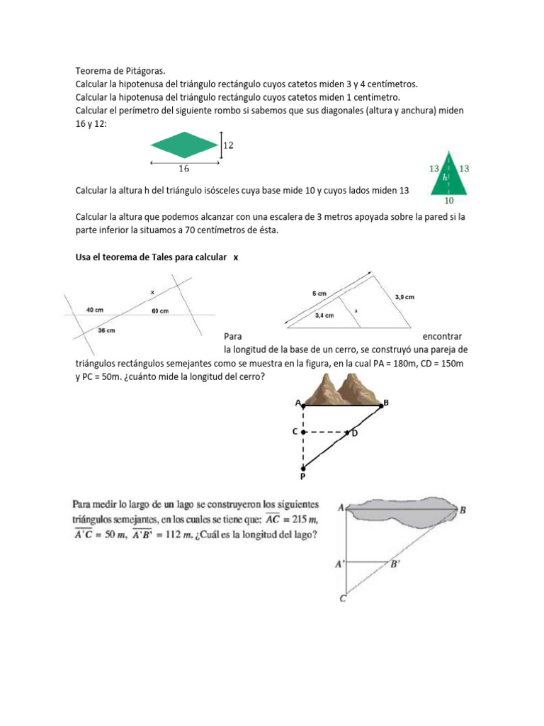 Practica concurso de mate 3 | PDF | Geometría del plano euclidiano | Geometría Elemental