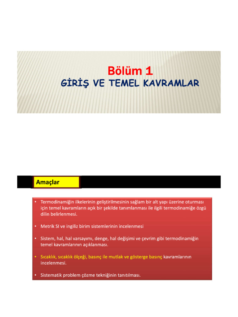 1 Giris Ve Temel Kavramlar | PDF