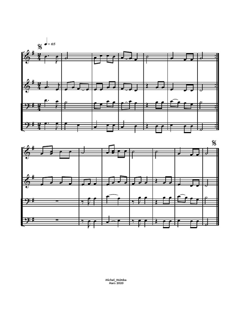 Eh! Yezu mawa_Michel Nsimba | PDF