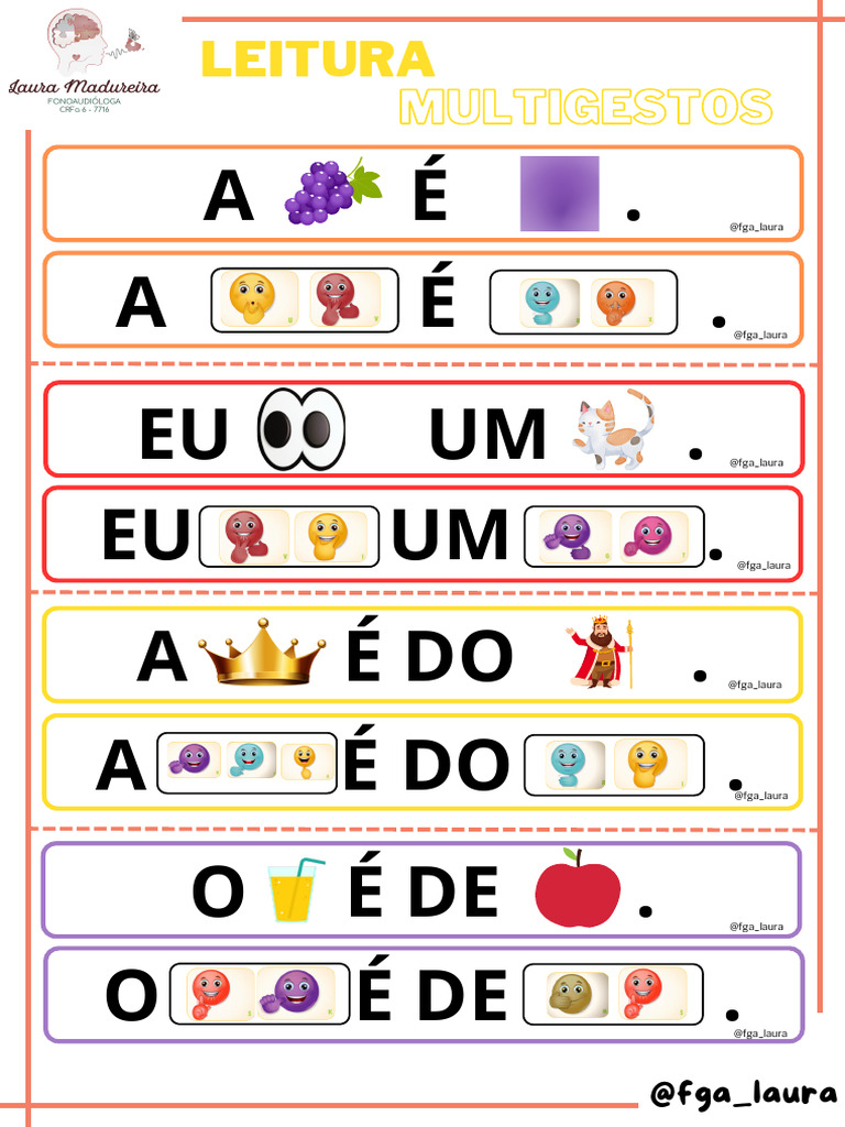 Leitura de Fraes Facilitador Multigestos | PDF