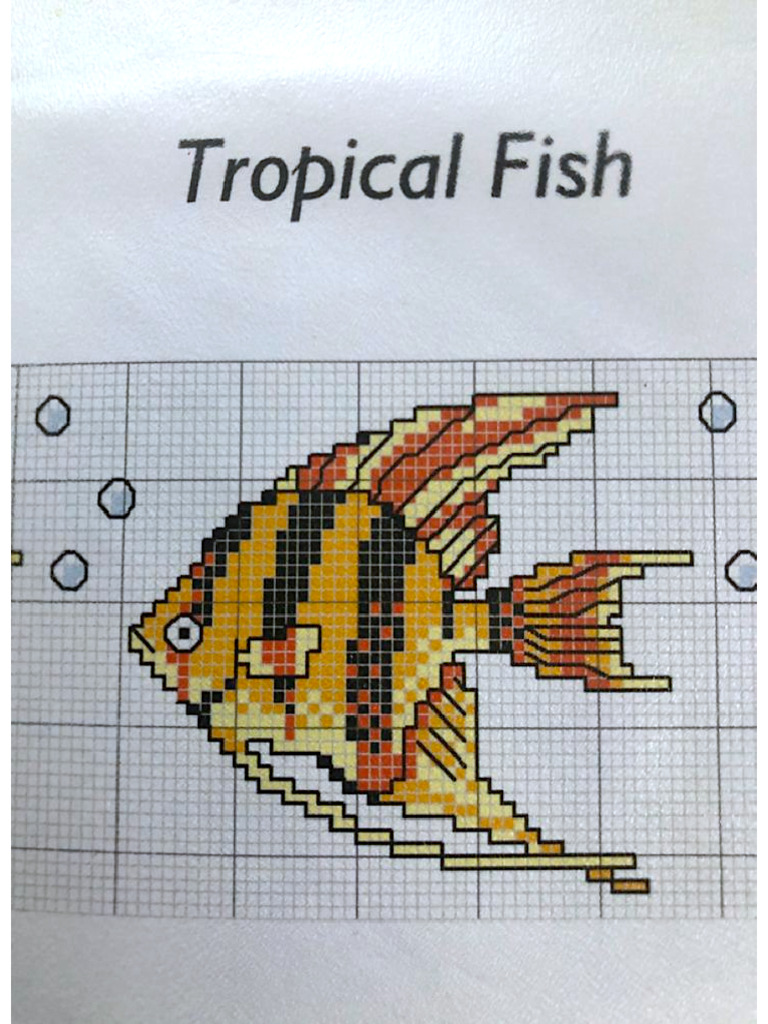 Angelfish Cross Stitch Pattern | PDF