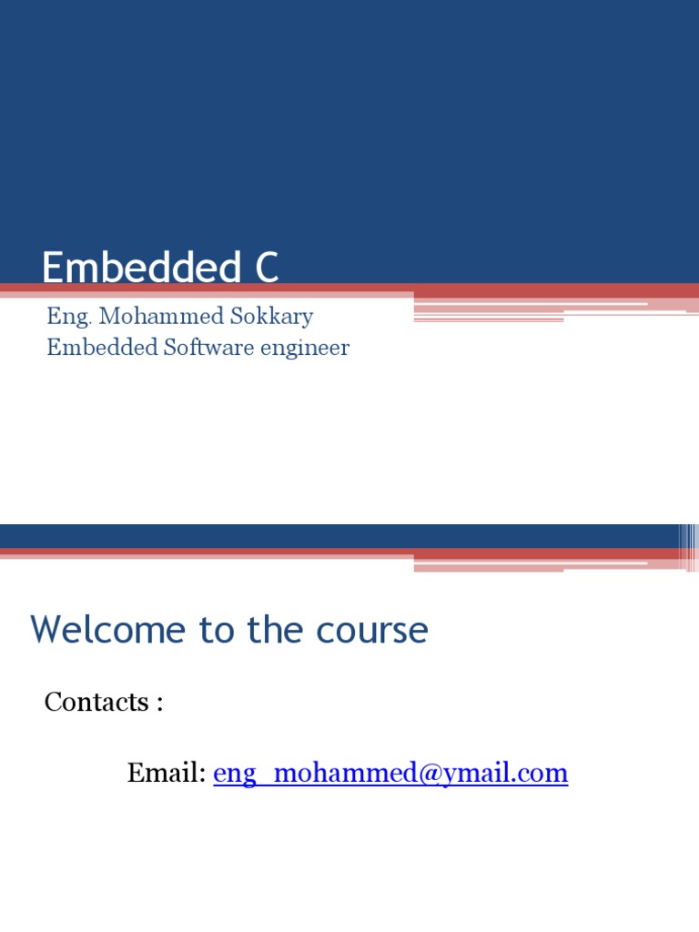 Embedded C | PDF | C (Programming Language) | Control Flow