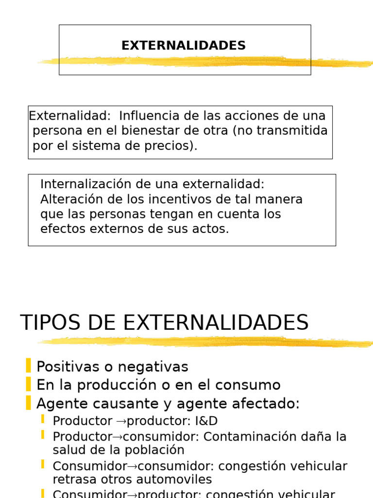 Externalidades y Bienes Publicos DEFINITIVO | PDF | Exterioridad | Excedente económico