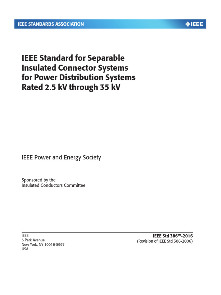 Ieee 386-2016 | PDF | Institute Of Electrical And Electronics Engineers ...