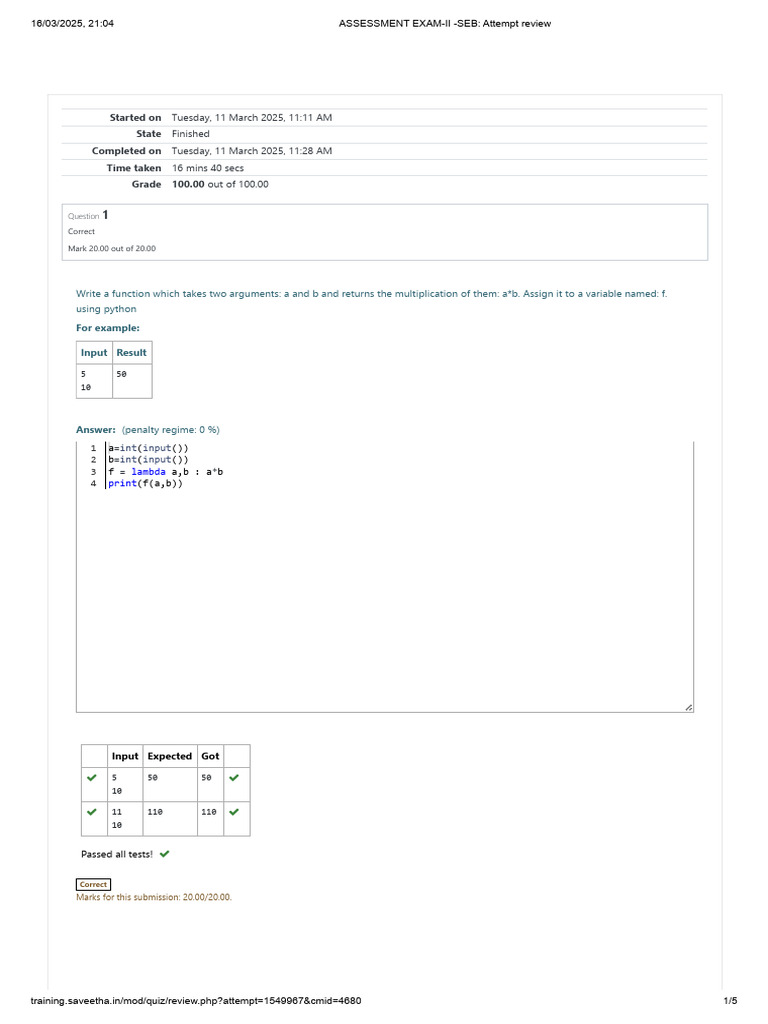 Python Programming Assessment Solutions | PDF | Computer Programming ...
