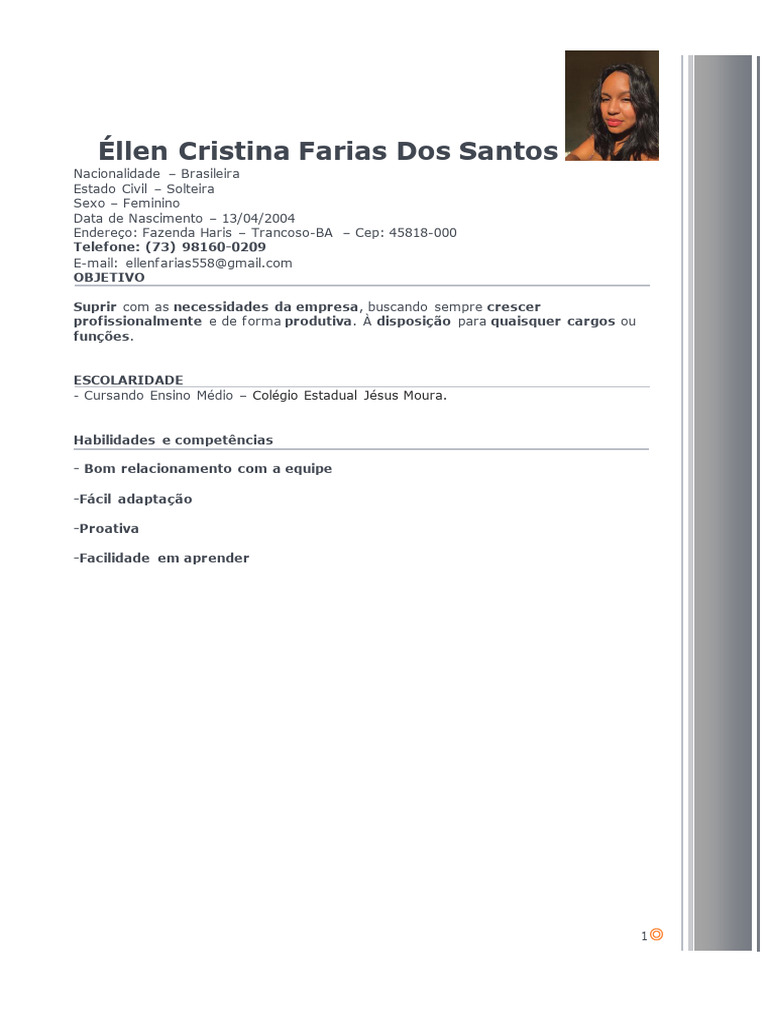 CURRICULO ATUALIZADO | PDF