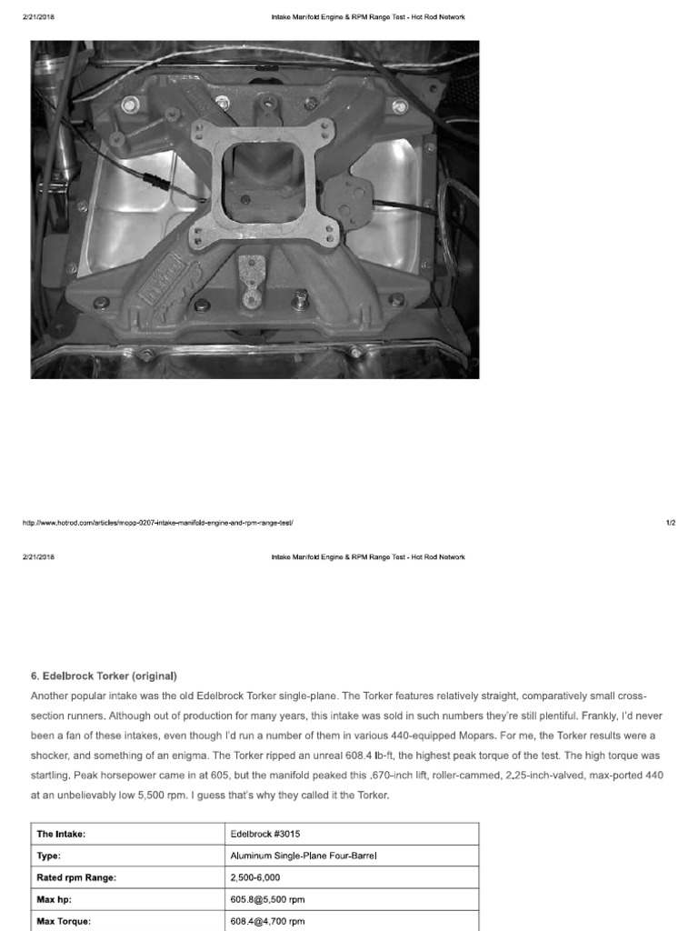 440 Torker Dyno | PDF