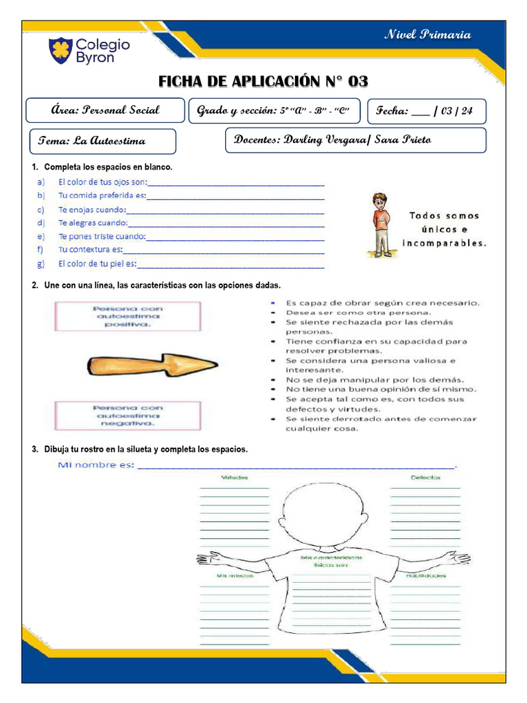 Tema 3 - PS - La Autoestima | PDF