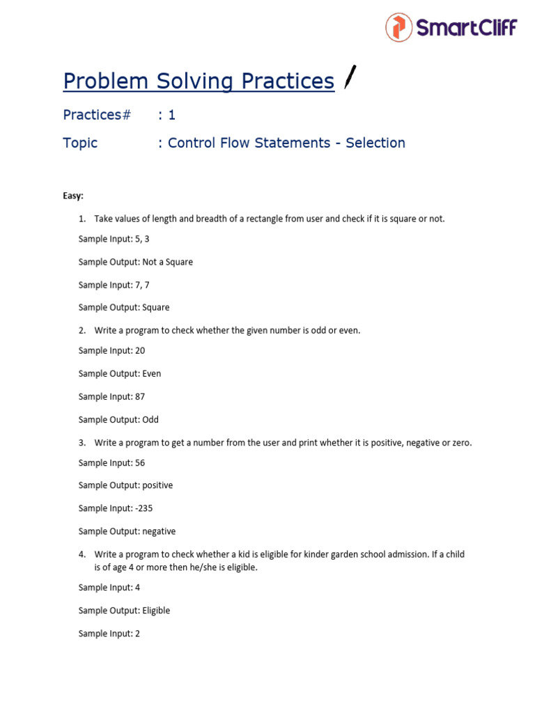 1.control Flow Statements - 1 | PDF | Taxes | Numbers