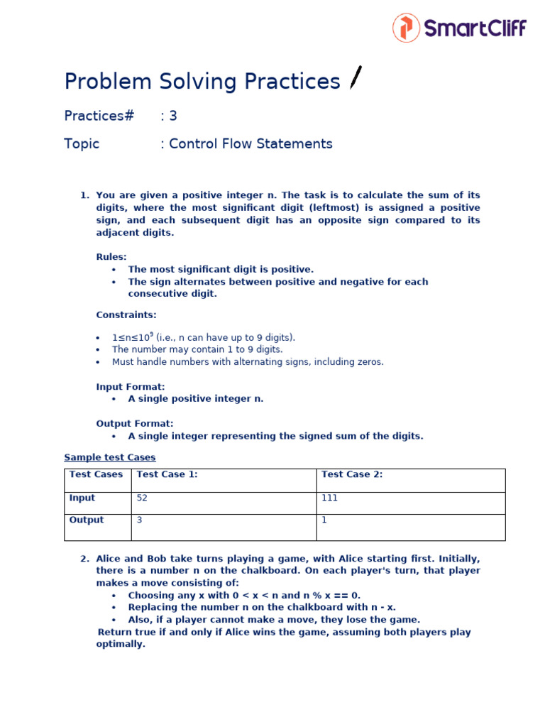 3 Control Flow Statements 3 Pdf Significant Figures Software