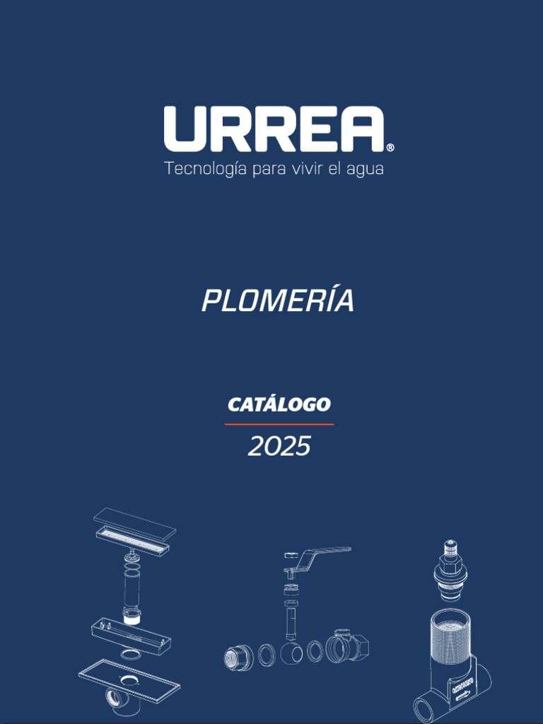 Catalogo Plomeria Urrea 2025 | PDF | Tubería (transporte de fluidos) | Ingeniería mecánica