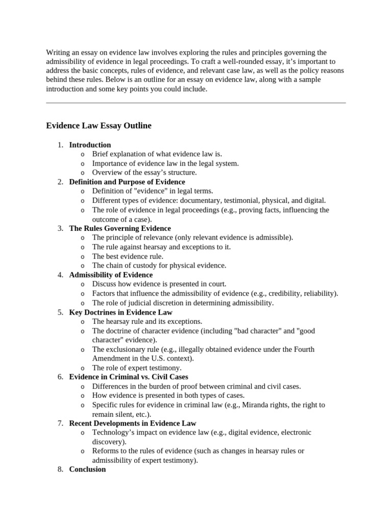 evidence | PDF | Evidence (Law) | Relevance (Law)