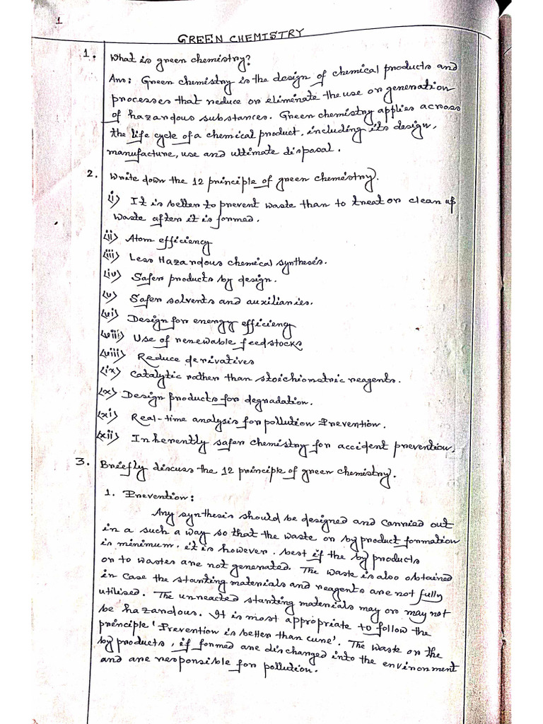 Emailing green chemistry | PDF