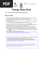 Energy Skate Park Simulation Guide | PDF | Potential Energy | Mass