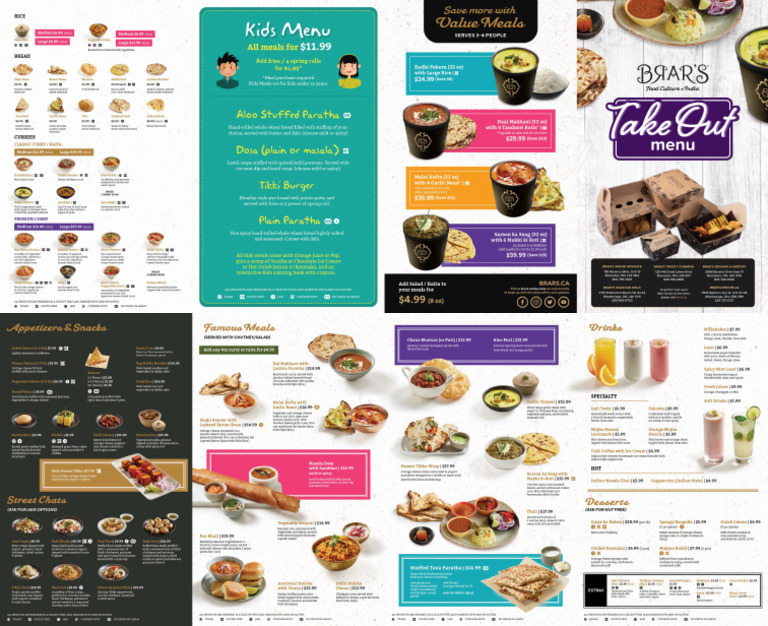 Brars Digital Takeout Menu 2022V1 | PDF