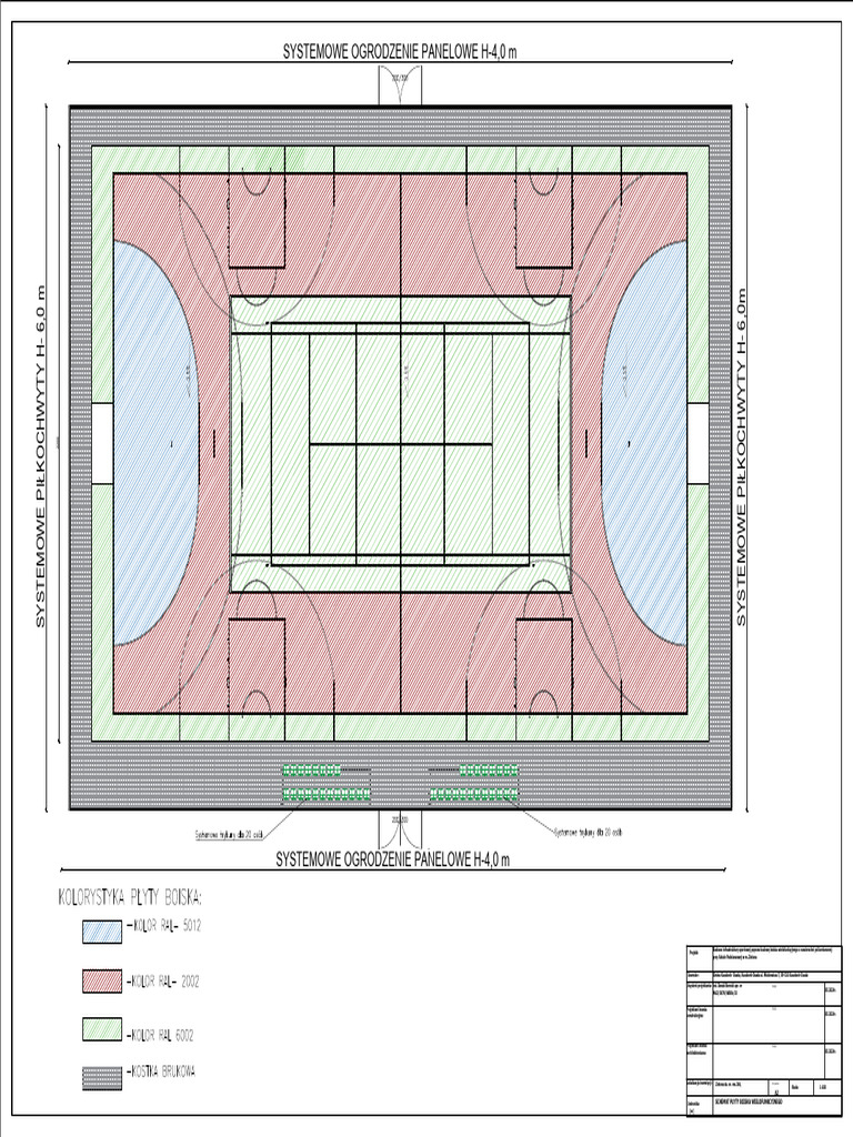 Rys.A2 Schemat Płyty Boiska | PDF