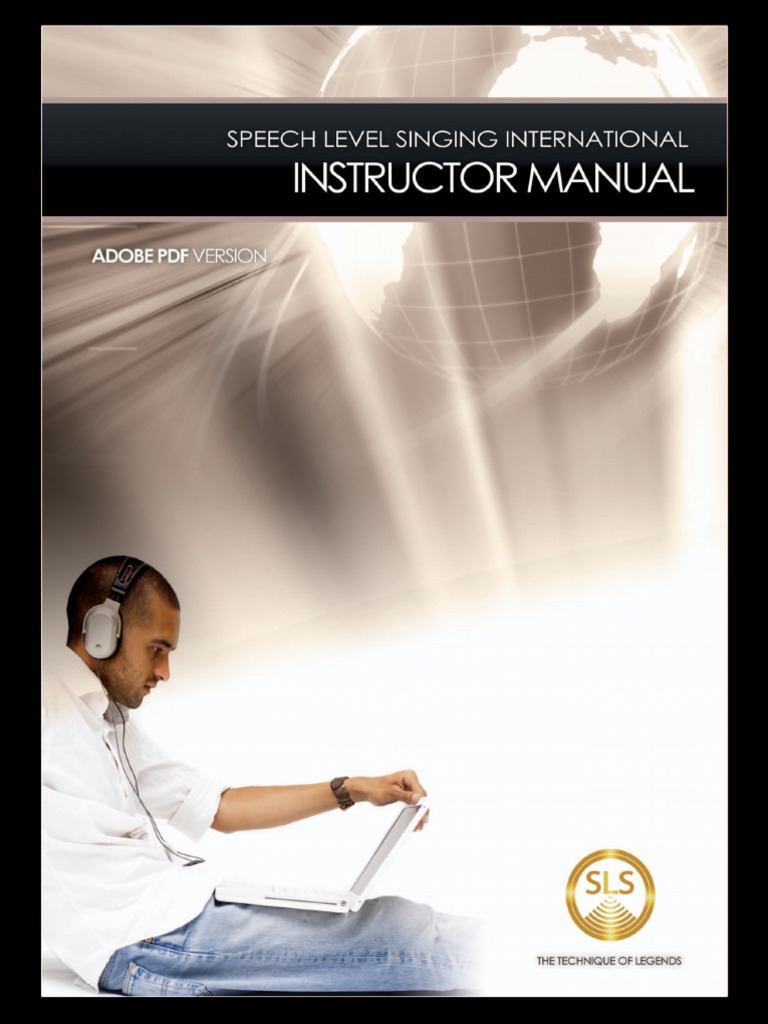 Speech Level Singing Manual Del Instructor IA ESPAÑOL | PDF | Canto | Enseñando