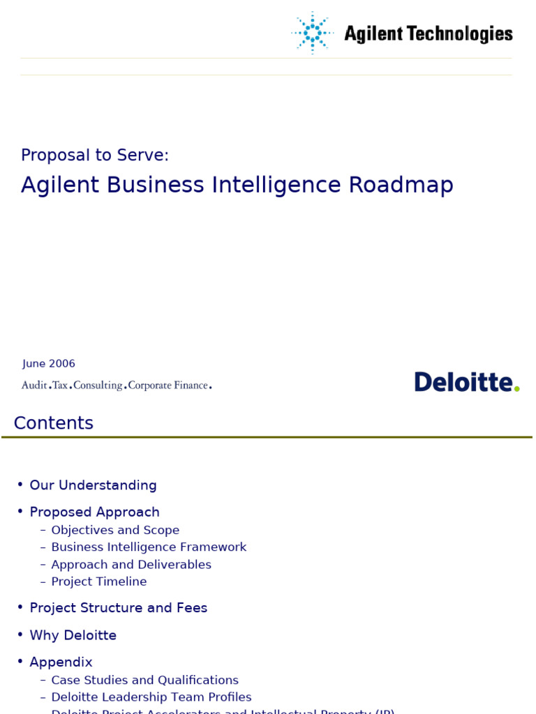 BI_Road_Map_c | PDF | Business Intelligence | Governance