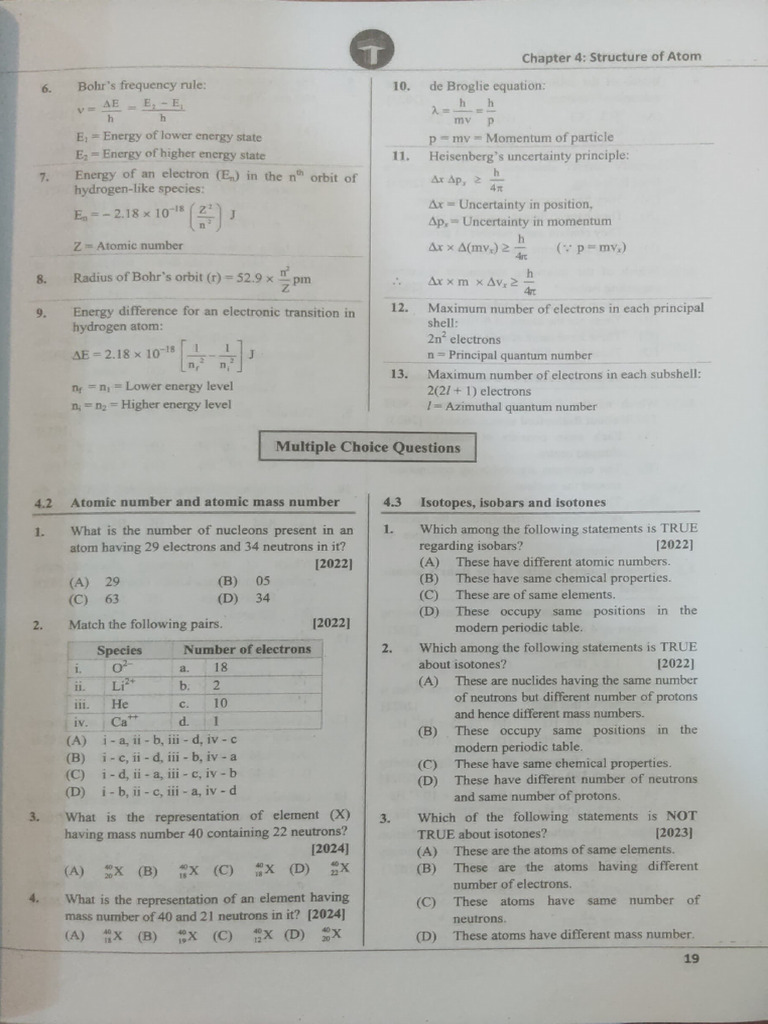 Structure of an Atom | PDF | Atomic Orbital | Spectral Line