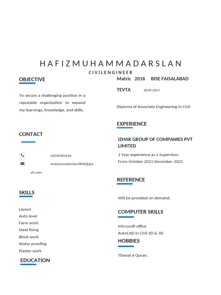 Muhammad Arsalan | PDF