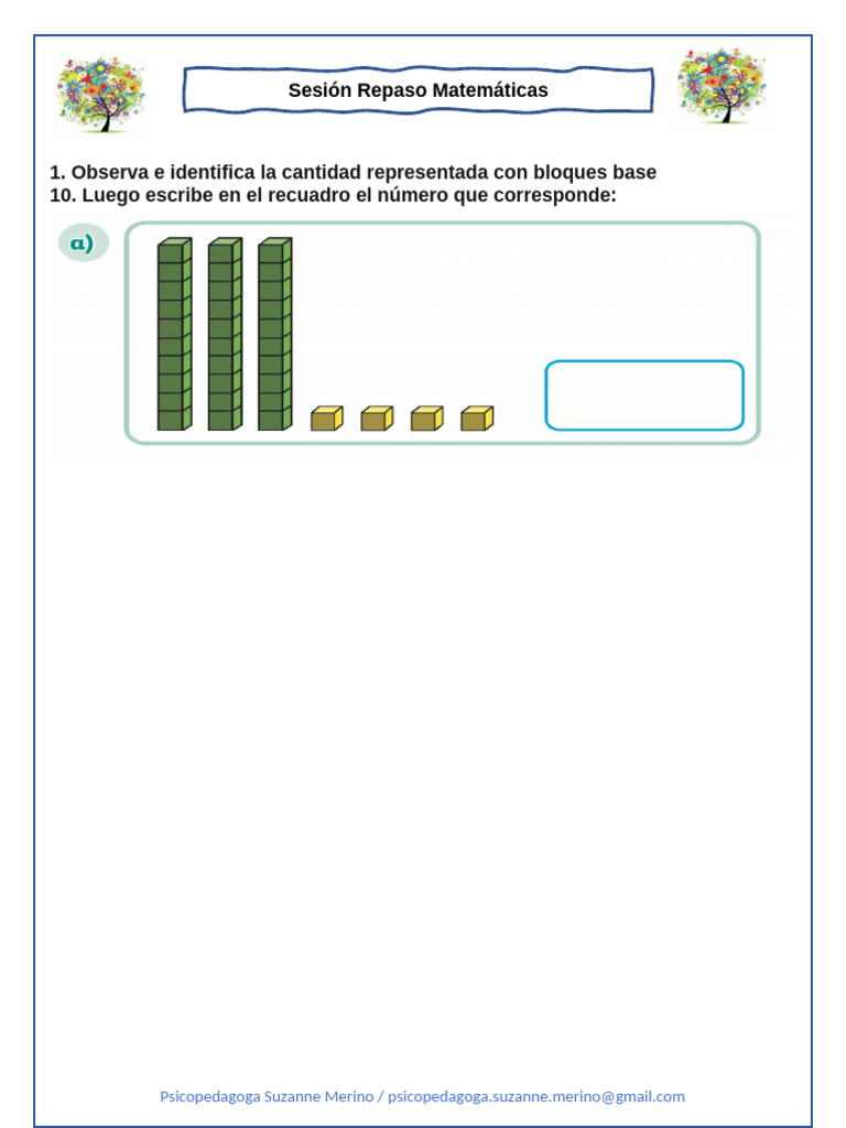 Sesión 1 Al 100 Matemáticas | PDF