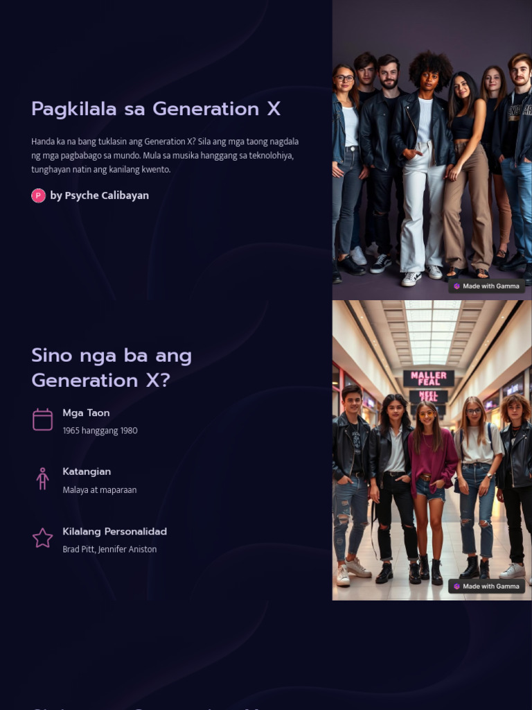 Pagkilala Sa Generation X | PDF
