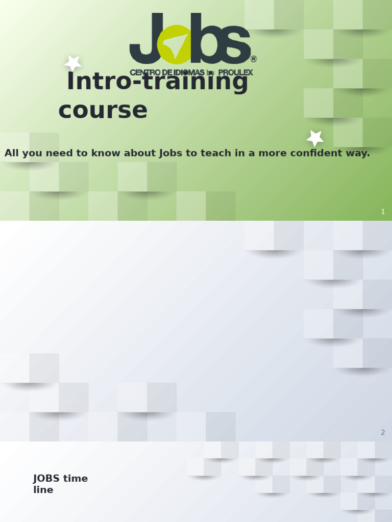 Proulex Jobs Training Overview | PDF