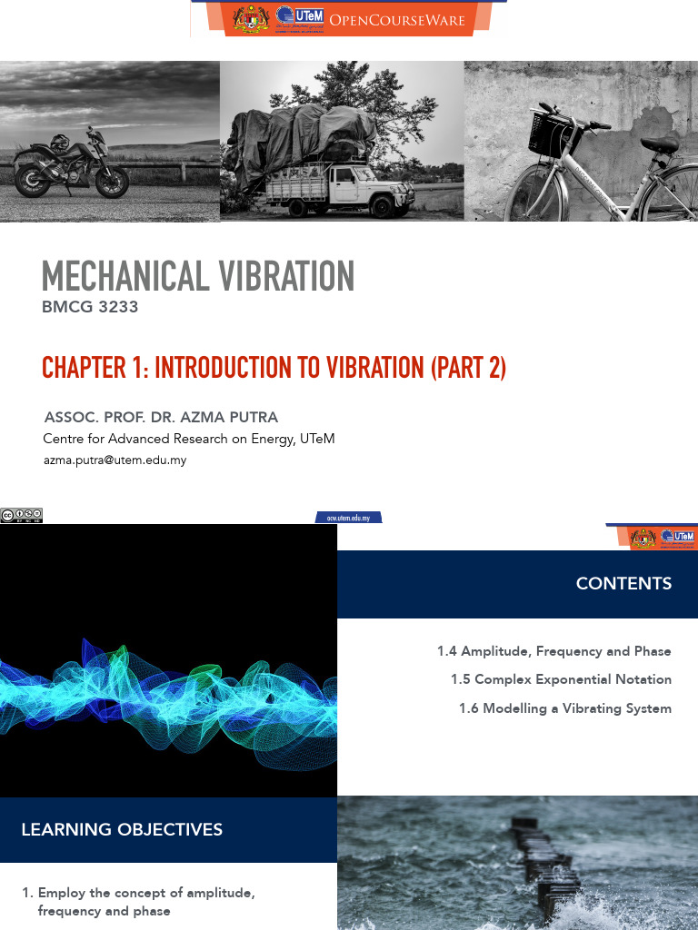 Understanding Mechanical Vibration Concepts | PDF | Frequency ...