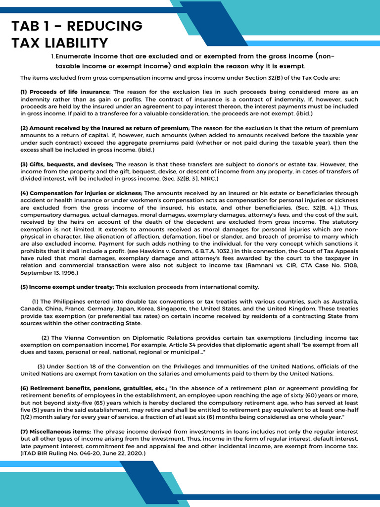 A4 Tax Manual | PDF | Tax Deduction | Taxes