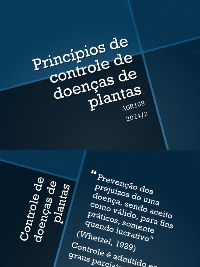 Princípios e Métodos de Controle de Doenças de Plantas | PDF