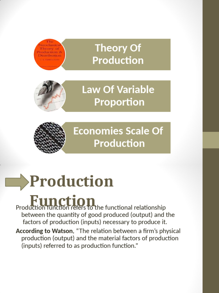 unit-3 Production function and Law of variable proportion (1) | PDF | Production Function ...