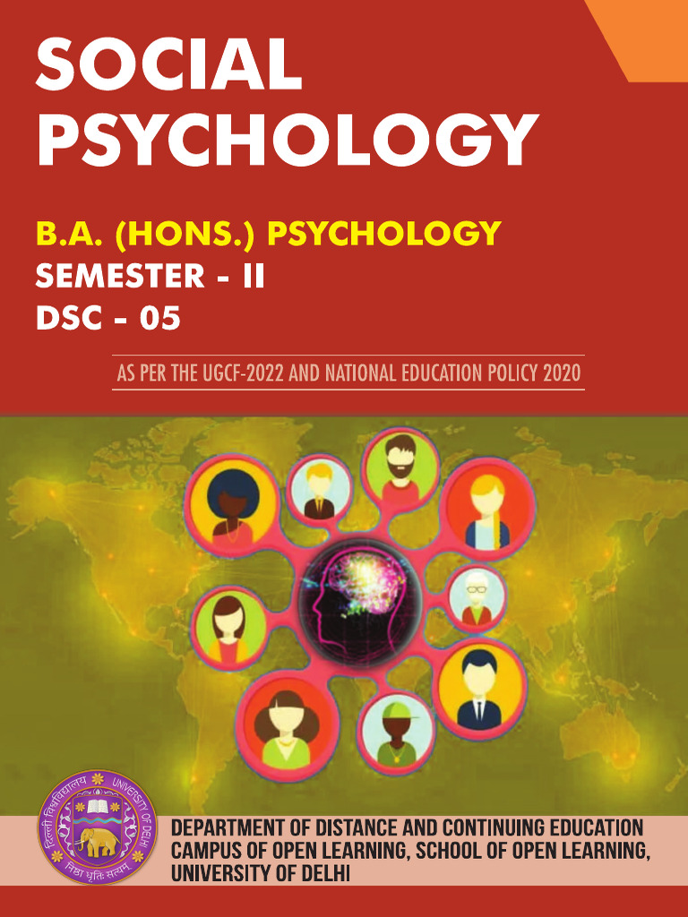Social Psychology Study Material Guide | PDF | Social Psychology ...