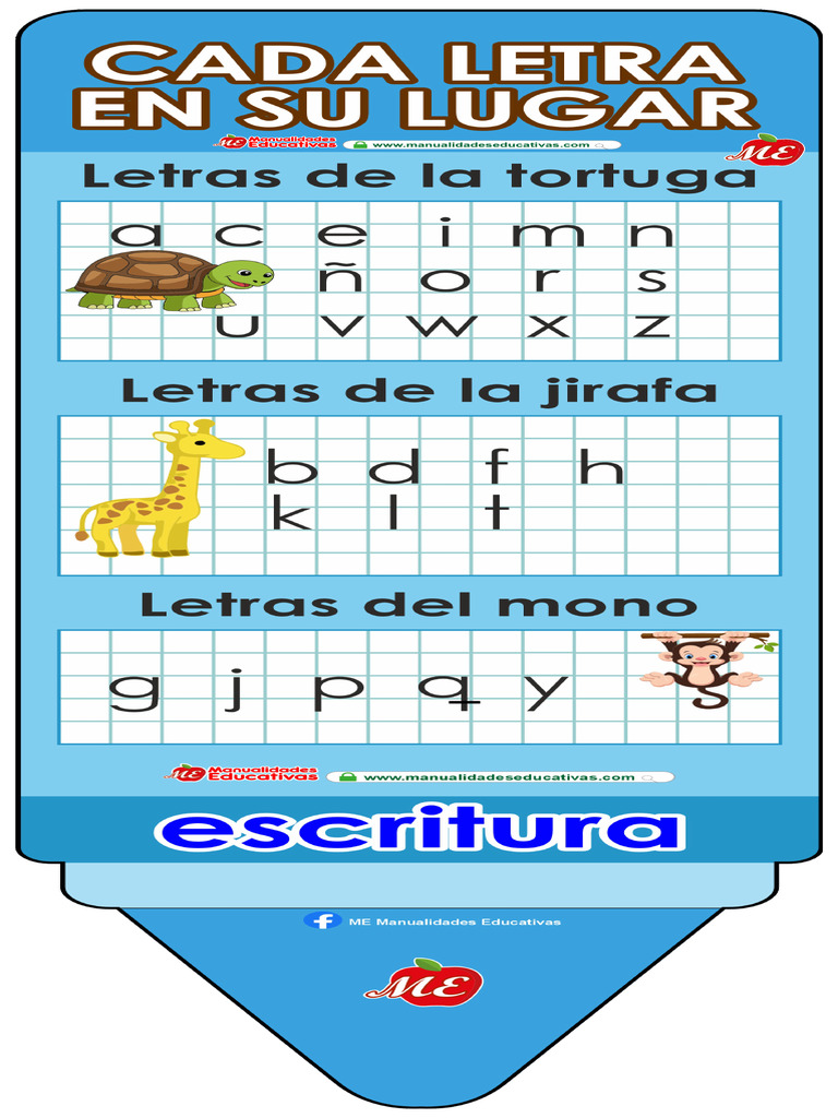 Cada Letra en Su Lugar Modelo 1 | PDF