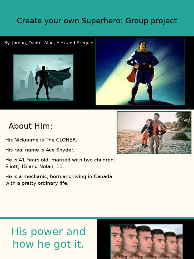 English SuperHero Presentation | PDF