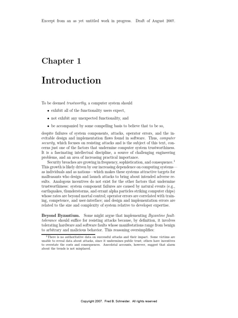 Paper.chptr01 | PDF | Kernel (Operating System) | Fault Tolerance