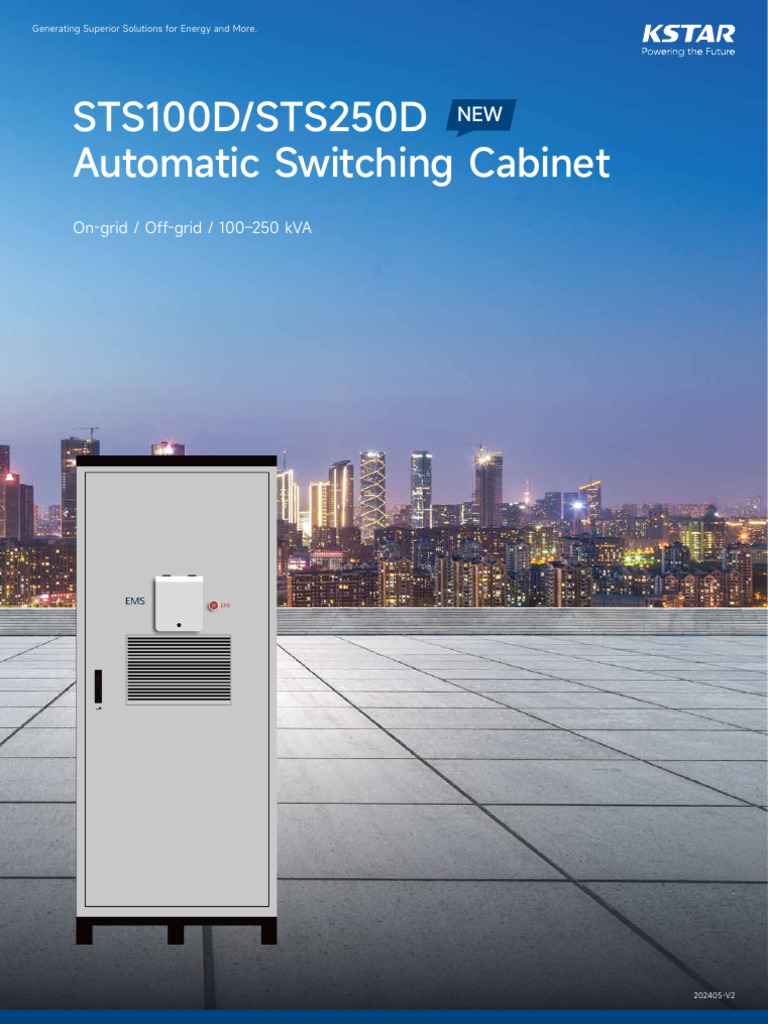 Datasheet STS (100-250) D en V2.0 | PDF | Electrical Grid | Power Inverter