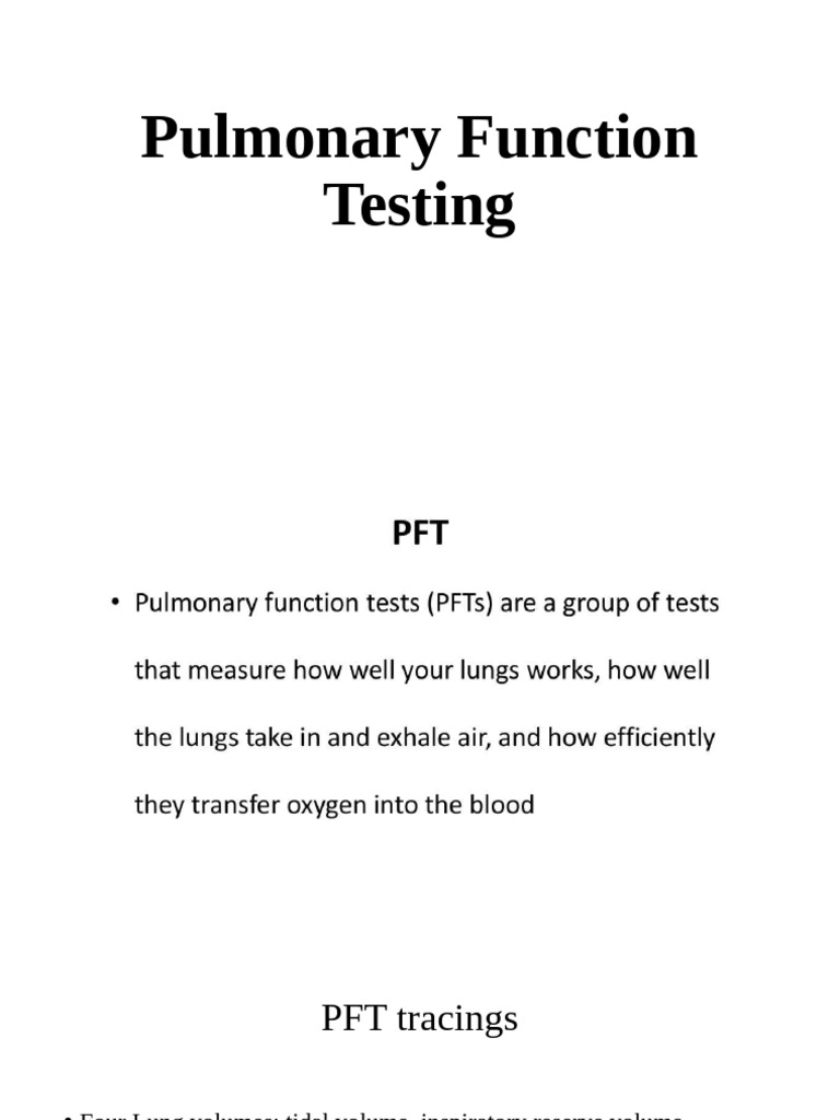 12.pulmonary Functional Test - 031634 | PDF | Exhalation | Respiratory ...