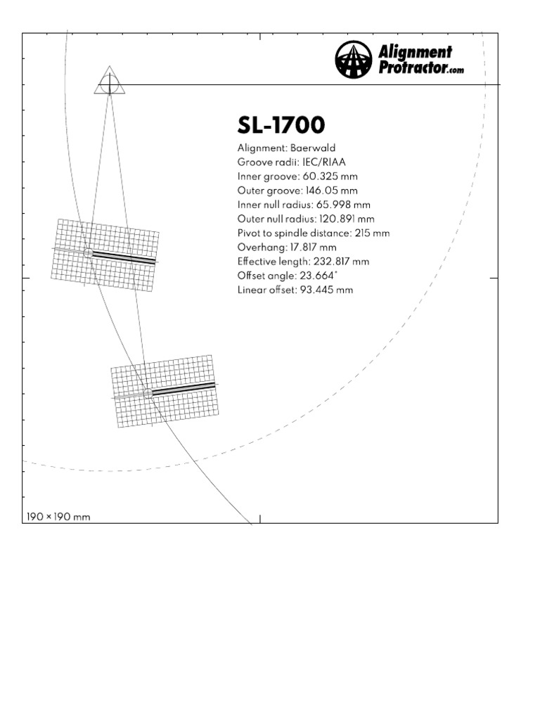 SL-1700 Alignment Protractor | PDF