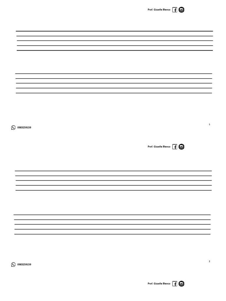Pentagrama Infantil Original | PDF