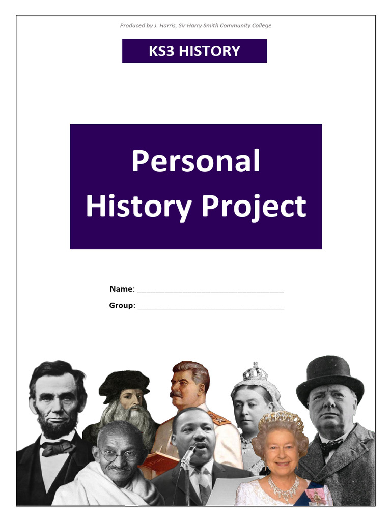 Ks3 Personal History Project | PDF | Information | Cognition