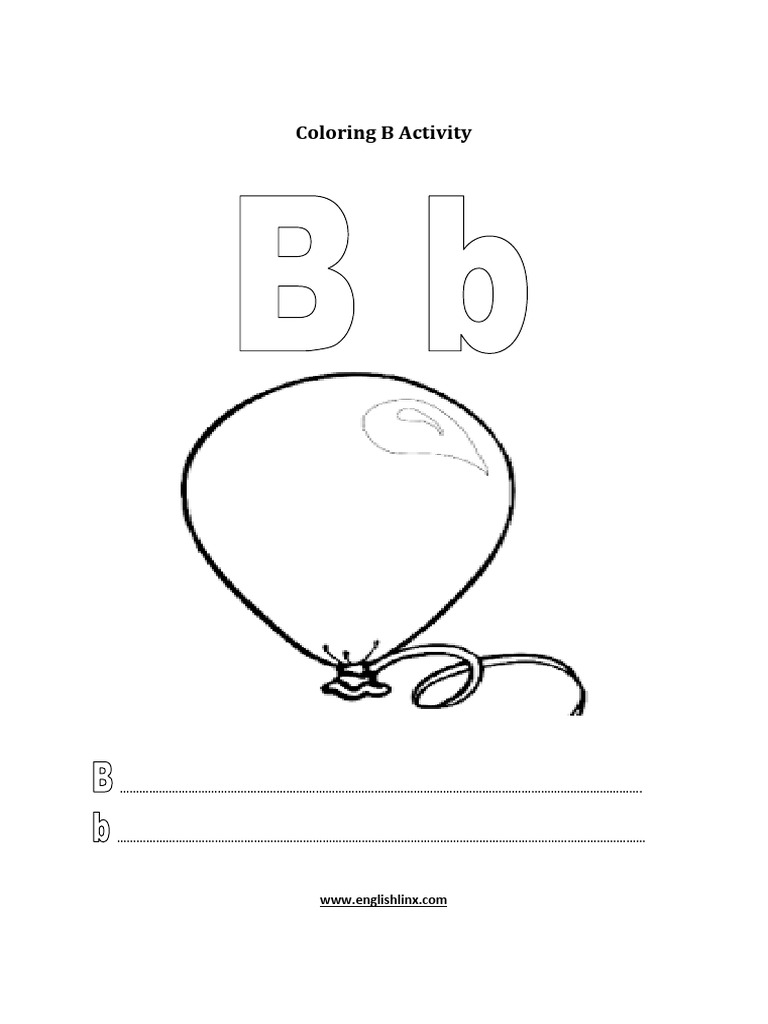 Coloring B Worksheet | PDF