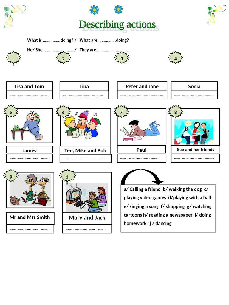 Actions of Various Characters | PDF