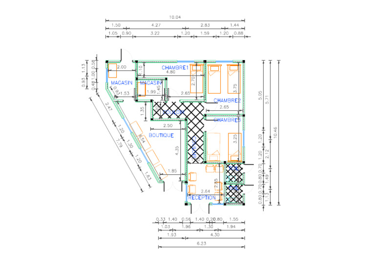 Plan de Distribution Rdc23-Model | PDF