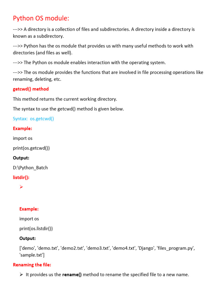 OS Module With File - Handling 3 | PDF | Filename | Computer File
