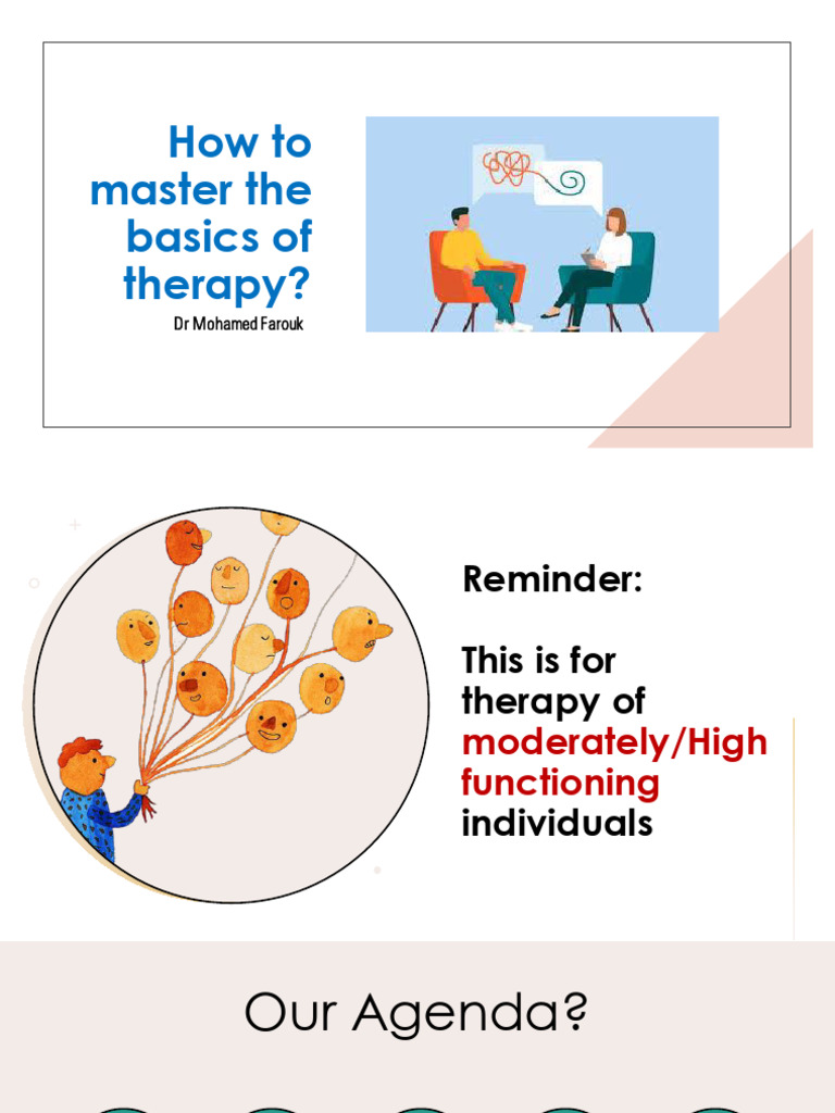Basics of Therapy for High Functioning Individuals | PDF ...