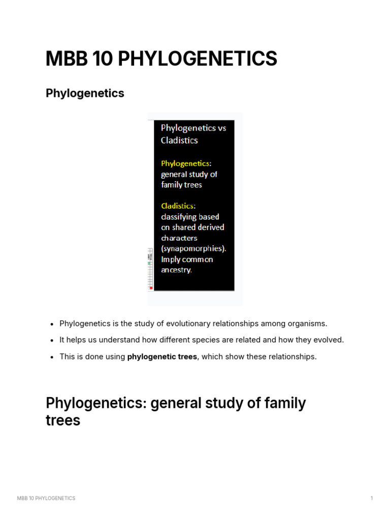 f2cbb95d 4d9a 4fb9 Be1f 8561d9c31bd4 MBB 10 PHYLOGENETICS | PDF | Phylogenetic Tree | Phylogenetics