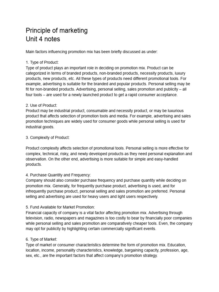 Principle of Marketing Unit 4 | PDF | Transport | Retail